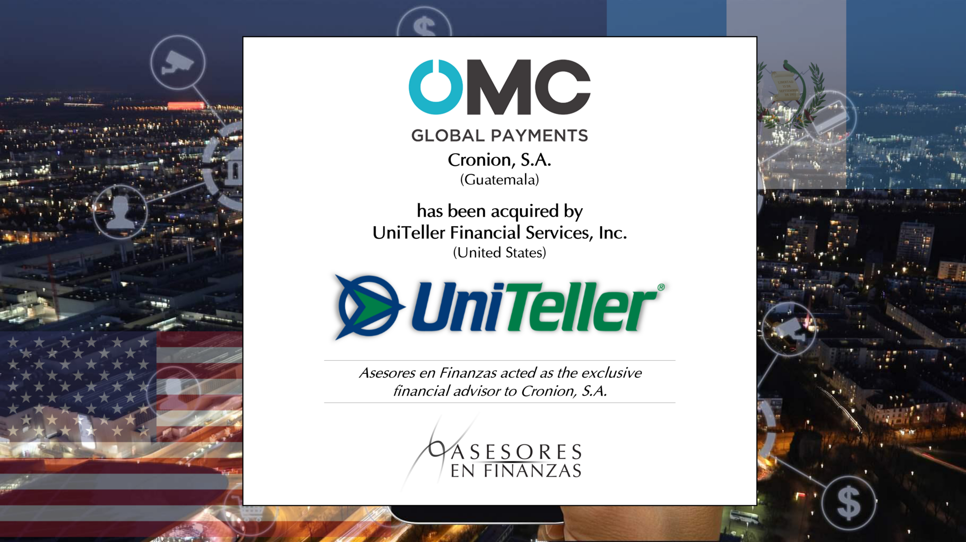 Transacciones Seleccionadas – Asesores en Finanzas